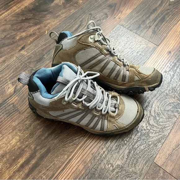 Merrell | Shoes | Merrell Womens Size 85 Brindle Hiking Boots Camping ...